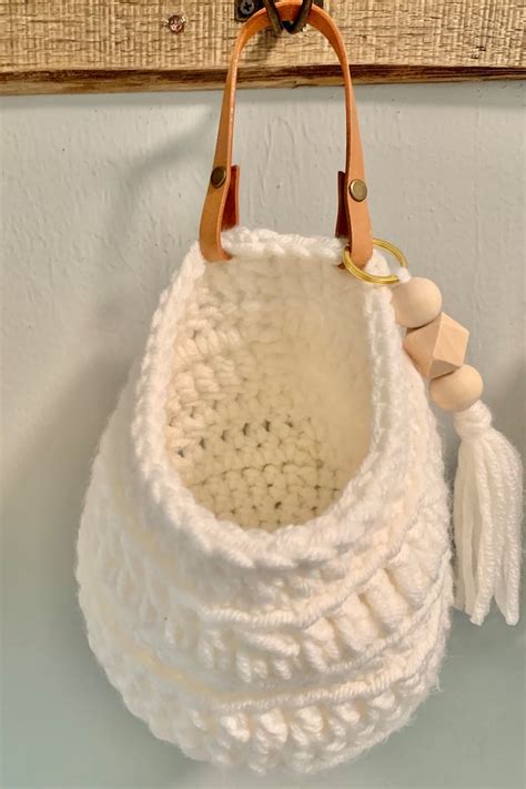 Panier Suspendu Au Crochet Glands De Panier Suspendus Etsy France