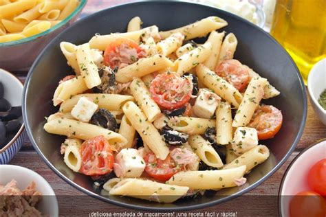 Deliciosa Ensalada De Macarrones Una Receta F Cil Y R Pida