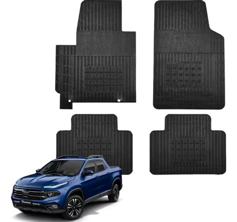 Jogo 4 Tapete 100 Borracha Fiat Toro 20 2021 2022 2023 2024 MercadoLivre