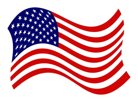 Waving American Flag Vector Art At Vecteezy