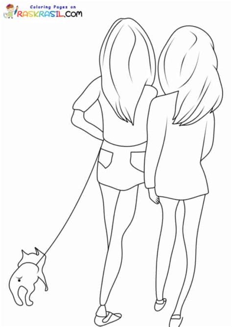 60 Desenhos De Melhores Amigas Para Imprimir 2024