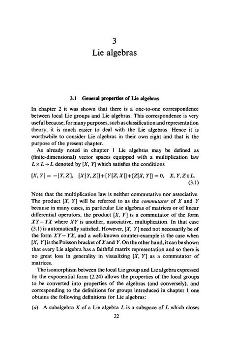 lie algebras chapter 3 group structure of gauge theories