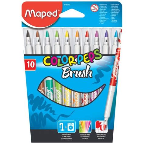 Maped Color Peps Brush Keçeli Kalem 10 Lu 848010 D R