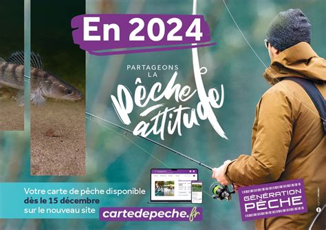 Les cartes de pêche 2024 disponibles à partir du 15 décembre 2023