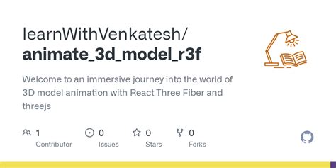 Github Learnwithvenkatesh Animate D Model R F Welcome To An