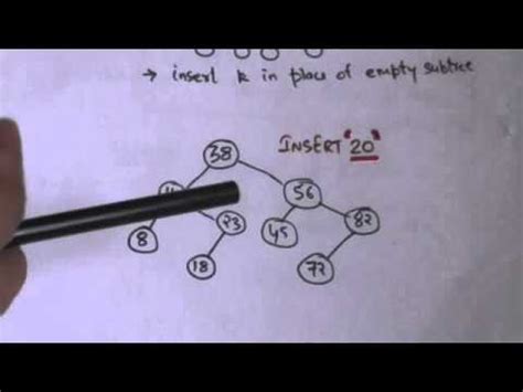 BINARY SEARCH TREE INSERTION YouTube
