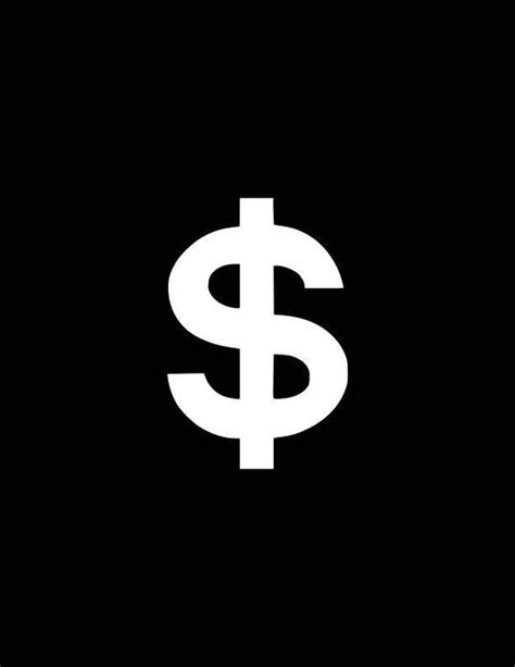 Money Logo Black And White