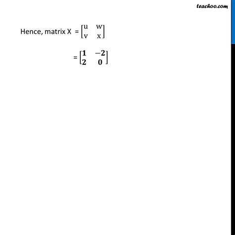 misc 8 find matrix x so that x [1 2 3 4 5 6] miscellaneous