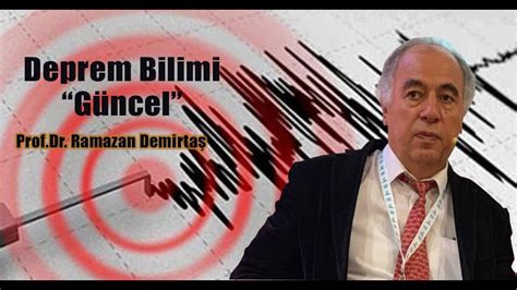 Twitter Sohbet Odas Deprem Bilimi G Ncel Prof Dr Ramazan