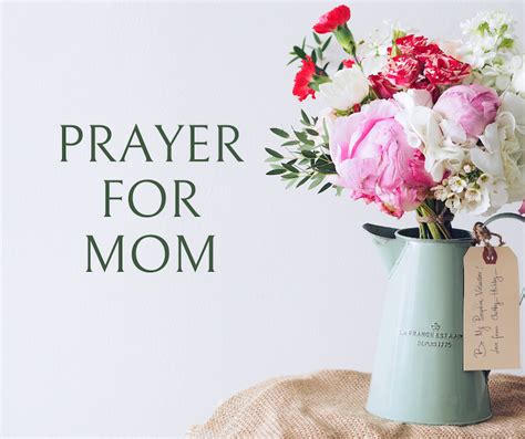 Powerful Prayers For Mom Holy Land Prayer
