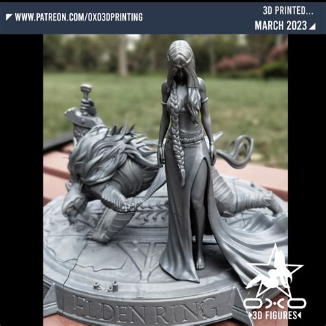 D File Queen Marika And Maliketh From Elden Ring D Printable Model