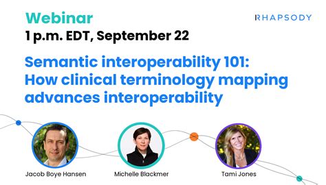 Webinar Semantic Interoperability 101 How Clinical Terminology