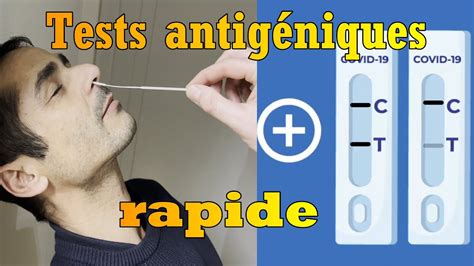 Tests antigéniques Comment réaliser un autotest Test rapide YouTube