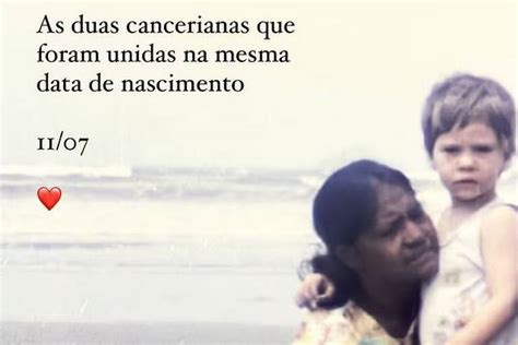 Gabriela Medeiros de Renascer posta foto da infância 27 02 2024