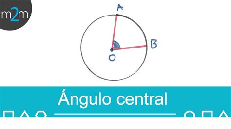 Ángulos en la circunferencia ángulo central YouTube
