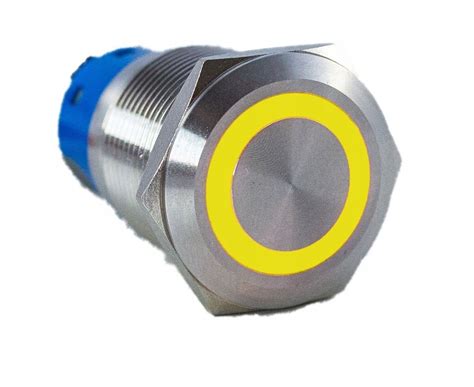 PRZYCISK MONOSTABILNY WANDALOODPORNY 250V 5A 19x38 PRZYCISK 19x38MM