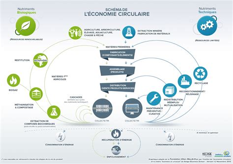 Schéma de l économie circulaire CIRCULAR ECONOMY Pinterest