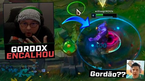 GORDOX BUGANDO O LOL DE THRESH YouTube