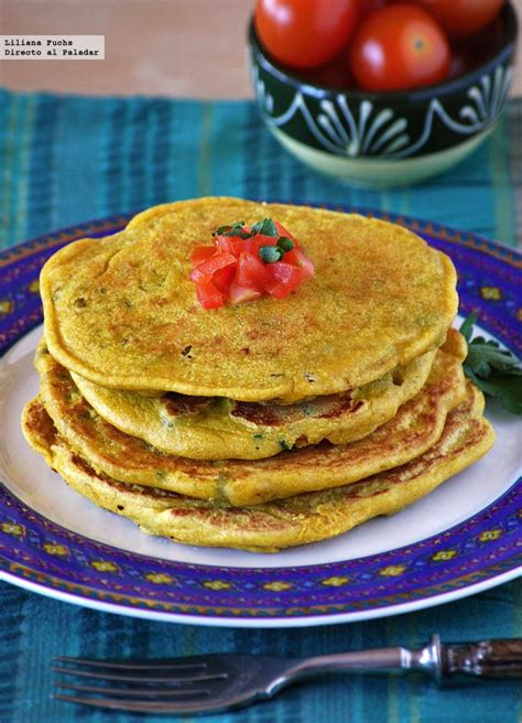 Tortitas Saladas De Guisantes Con Harina De Garbanzo Receta Vegana Sin