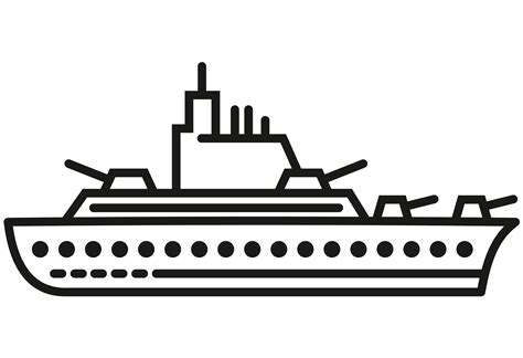 Battleship Coloring Page Colouringpages