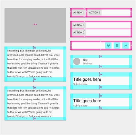 Cards Components Material Design