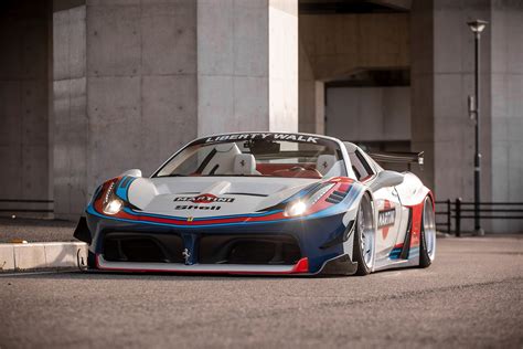 Liberty Walk Lb Silhouette Gt Widebody Kit For Ferrari Italia