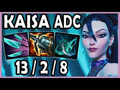 Kaisa Vs Tristana TRIPLE KILL ADC Korea GrandMaster Patch 13 9 YouTube