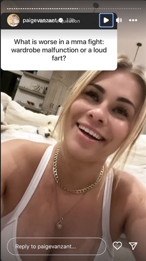 OnlyFans Star Paige VanZant Reveals Incredible Wardrobe Malfunction