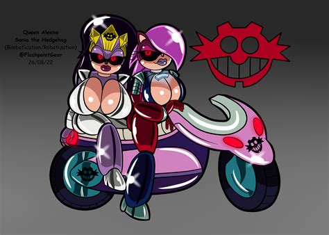 Rule 34 2girls Breast Expansion Breasts Cleavage Corruption Eggman Empire Eggman Logo Female