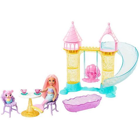 Juego de Parque Acuático de Barbie sirena Dreamtopia con Muñeca Sirena