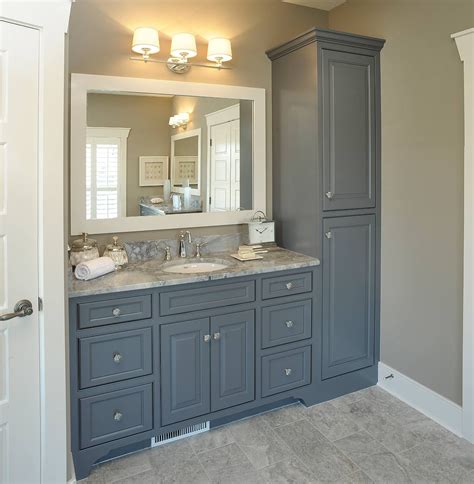 Bathroom Vanity Linen Cabinet Combo Rispa