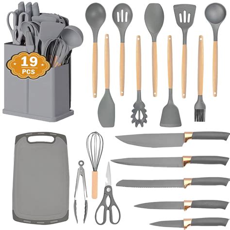 Walmart S Non Stick Silicone Kitchen Utensils Stainless Steel Chef S