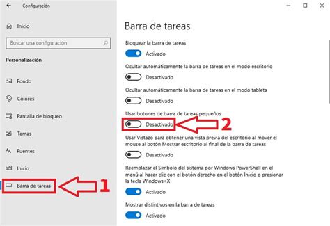Como Hacer Iconos Peque Os En Barra De Tareas Windows
