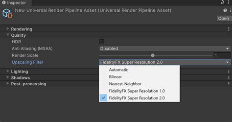 Integrating Amd Fidelityfx Super Resolution Fsr Into Unity Urp