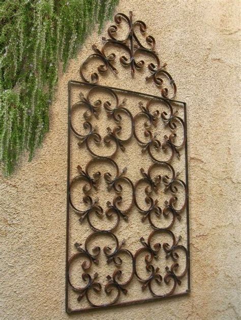 Firenze Iron Gate Wall Grille Tuscan Wrought Iron Wall Grille