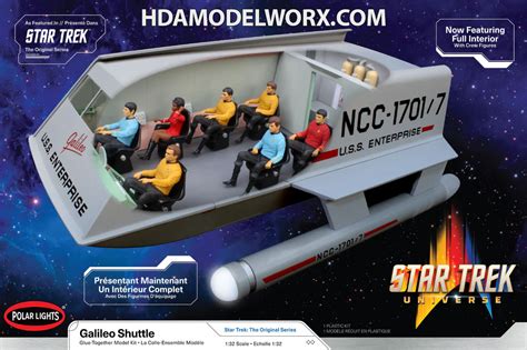 Star Trek GALILEO SHUTTLECRAFT 1 32 SCALE Model Kit By Polar Lights