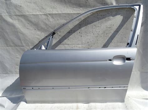 DRZWI LEWE PRZÓD PRZEDNIE BMW E46 SEDAN KOMBI TITANSILBER 1 LAKIER BMW