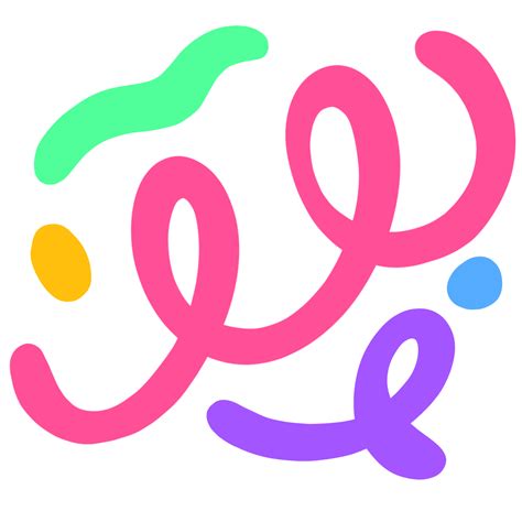 Doodle Funny Colorful Line Clipart Png