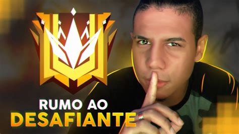 FREE FIRE AO VIVO RANQUEADA INSANA RUMO A DESAFIANTE TOP GLOBAL