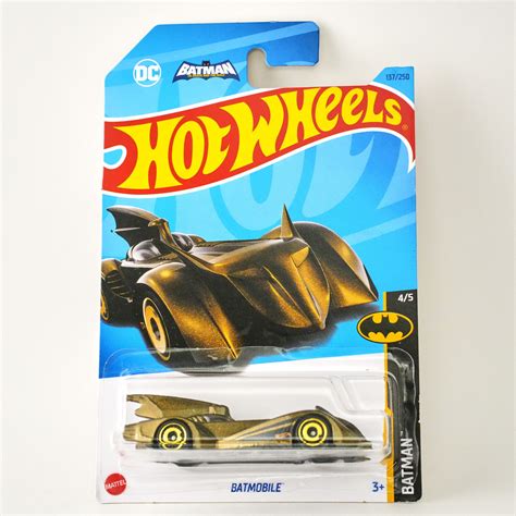 Hot Wheels Batmobile Gold Batman M Case Ebay