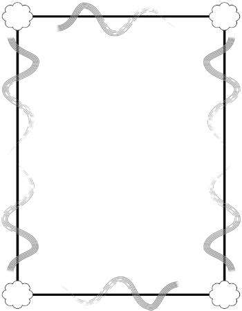 Márgenes para Hojas Blancas en Formatos PNG y Word