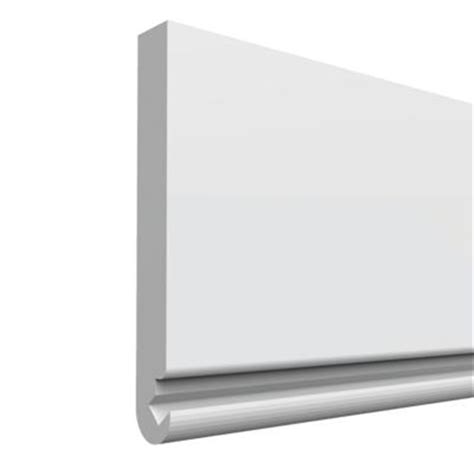 Planche De Rive PVC Cellulaire RIVECEL Bullnose Retour Arrondi Blanc L