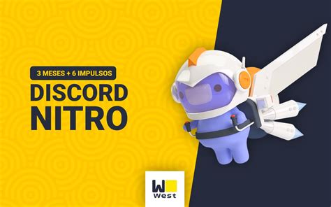 Discord Nitro Gaming 3 Meses 6 Impulsos Premium DFG
