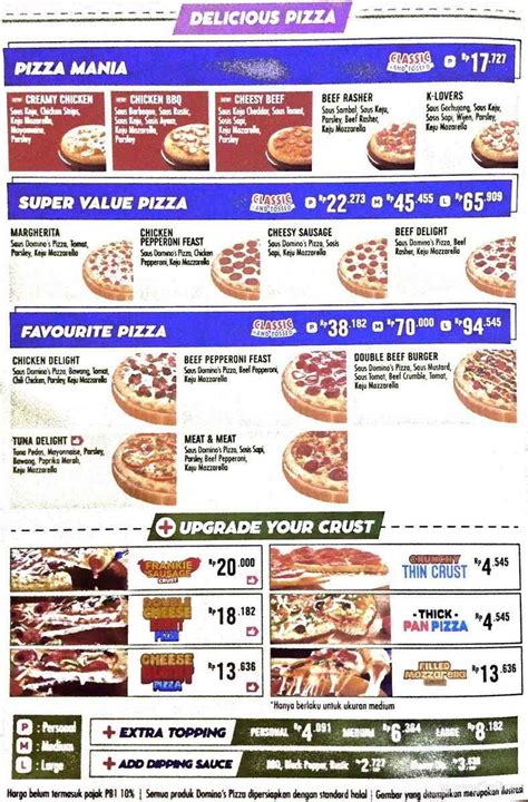 Domino S Pizza Menu Prices 2024 Calendar Vonny Marsiella Your Guide