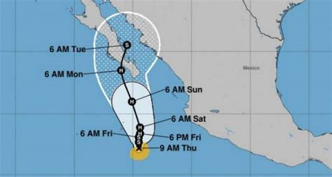 Se forma Tormenta Tropical Norma en el Pacífico Noticias24Siete