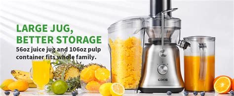 Amazon Gdor Powerful W Juicer With Larger Feed Chute