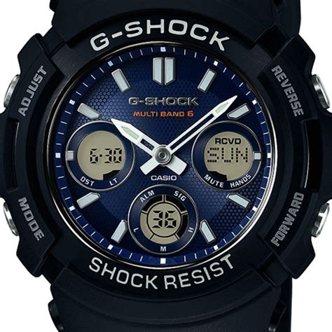 Casio G Shock Awg M Sb Aer Funk Solaruhr Armbanduhren