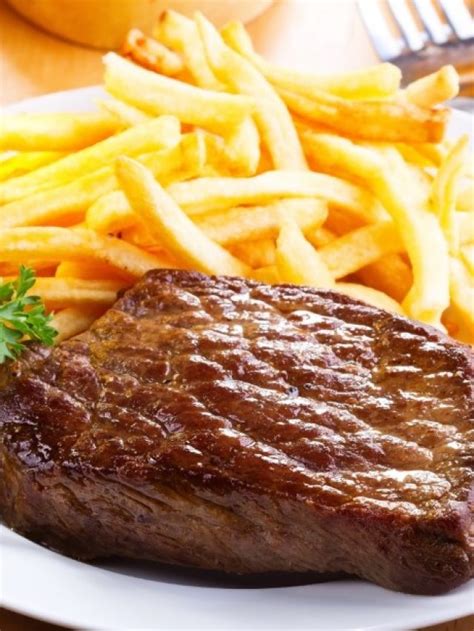 BIFE BATATA FRITA NA AIRFRYER FÁCIL