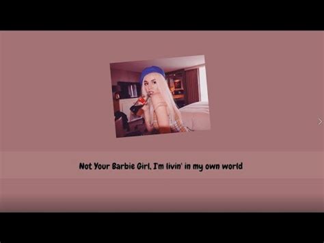 Ava Max Not Your Barbie Girl Lyric Video Intro Part Youtube