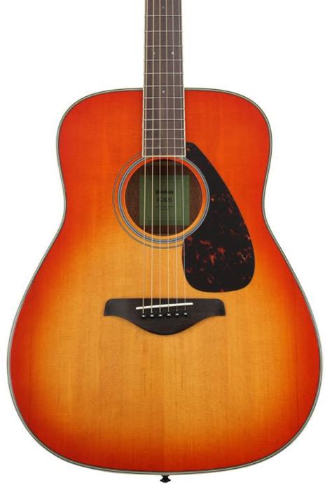 Yamaha FG820 Dreadnought Acoustic Guitar Autumn Burst Sweetwater